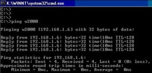 Uso del comando Ping: Prueba en redes domésticas