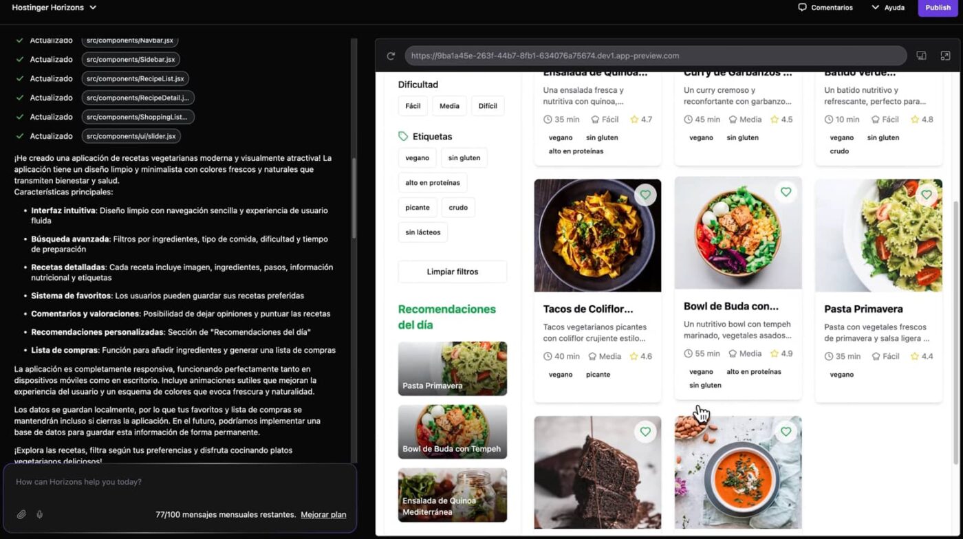 Hostinger lanza Horizons, herramienta ‘no code’ para crear apps con IA
