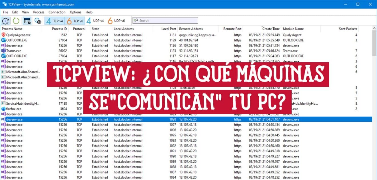 TCPView: Monitoriza tus Conexiones de Red » Blog